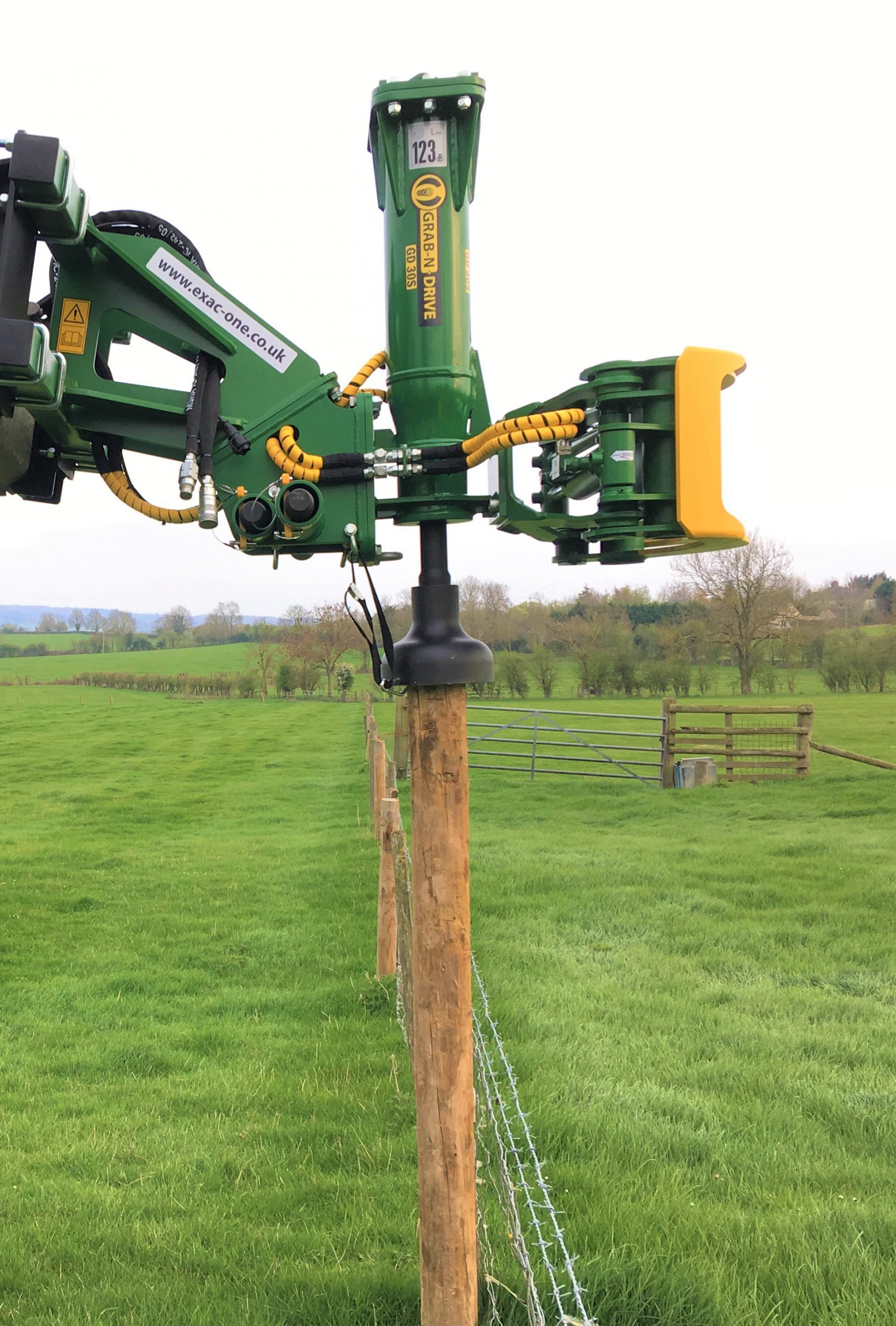 Exac-One Grab-N-Drive Post Driver - Ransome Attachments